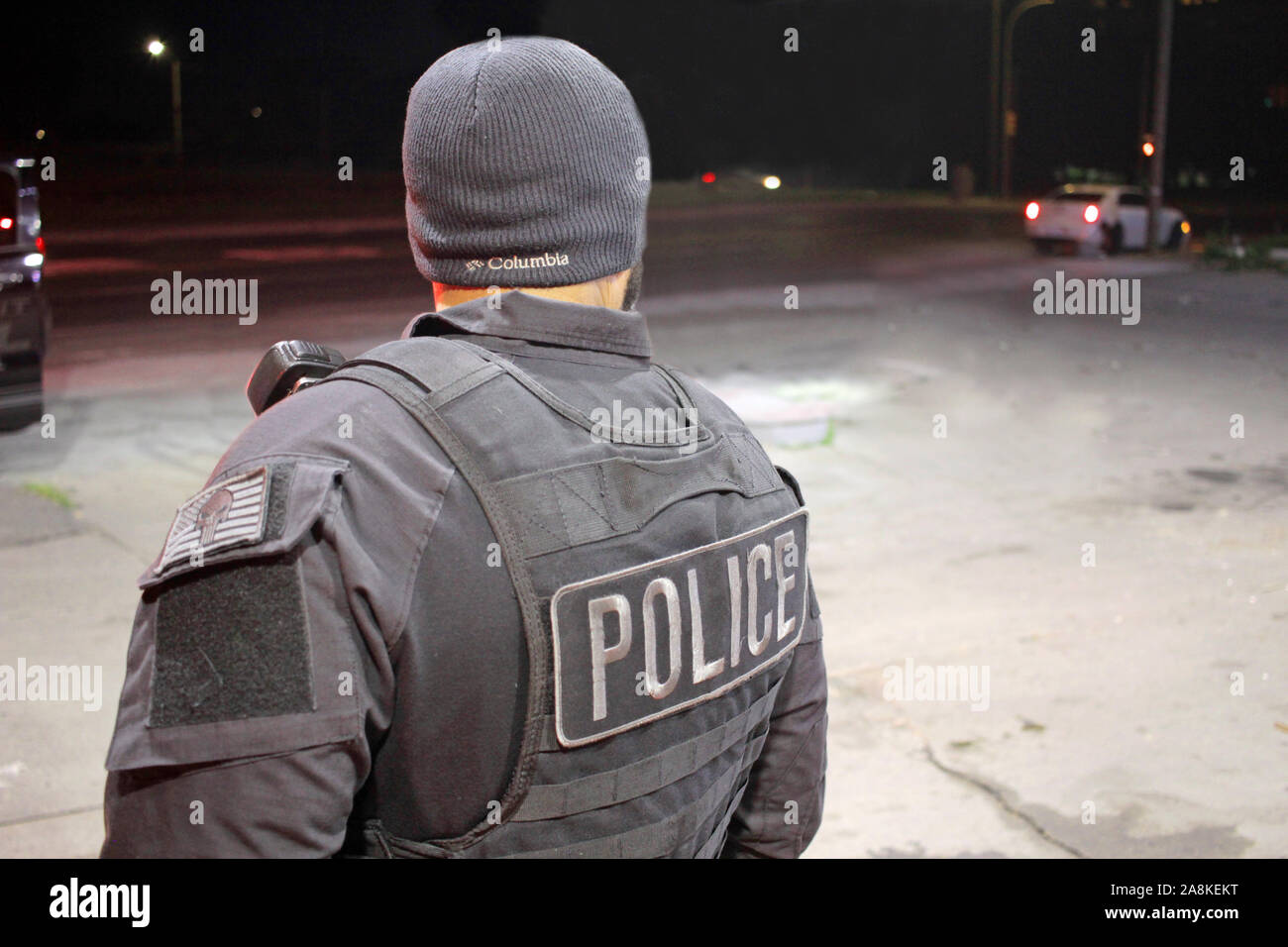 Detroit police Special Operations officer, Detroit, Michigan, USA Stock ...