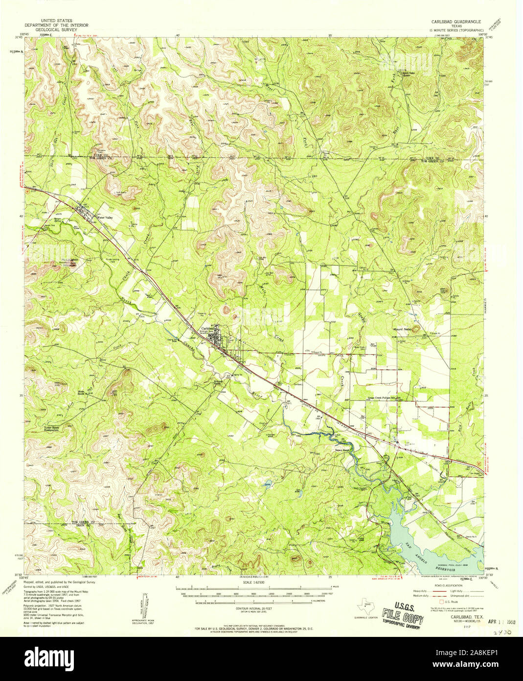 Map of carlsbad hi-res stock photography and images - Alamy