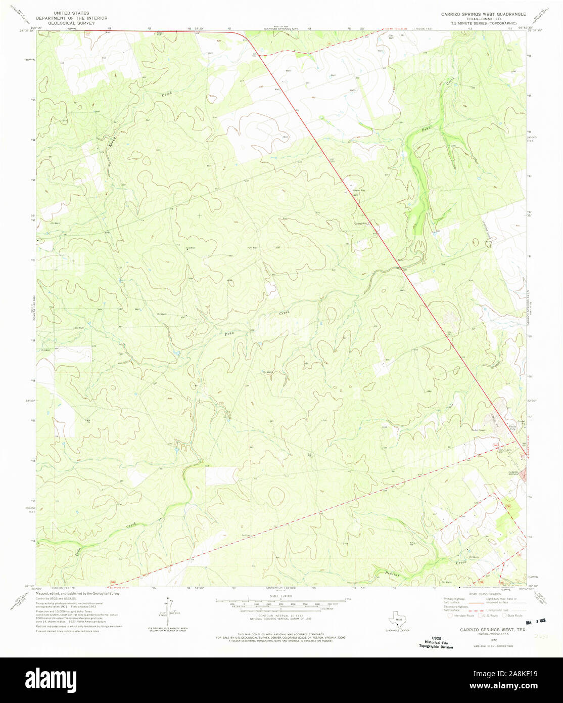 Map of carrizo springs hi-res stock photography and images - Alamy