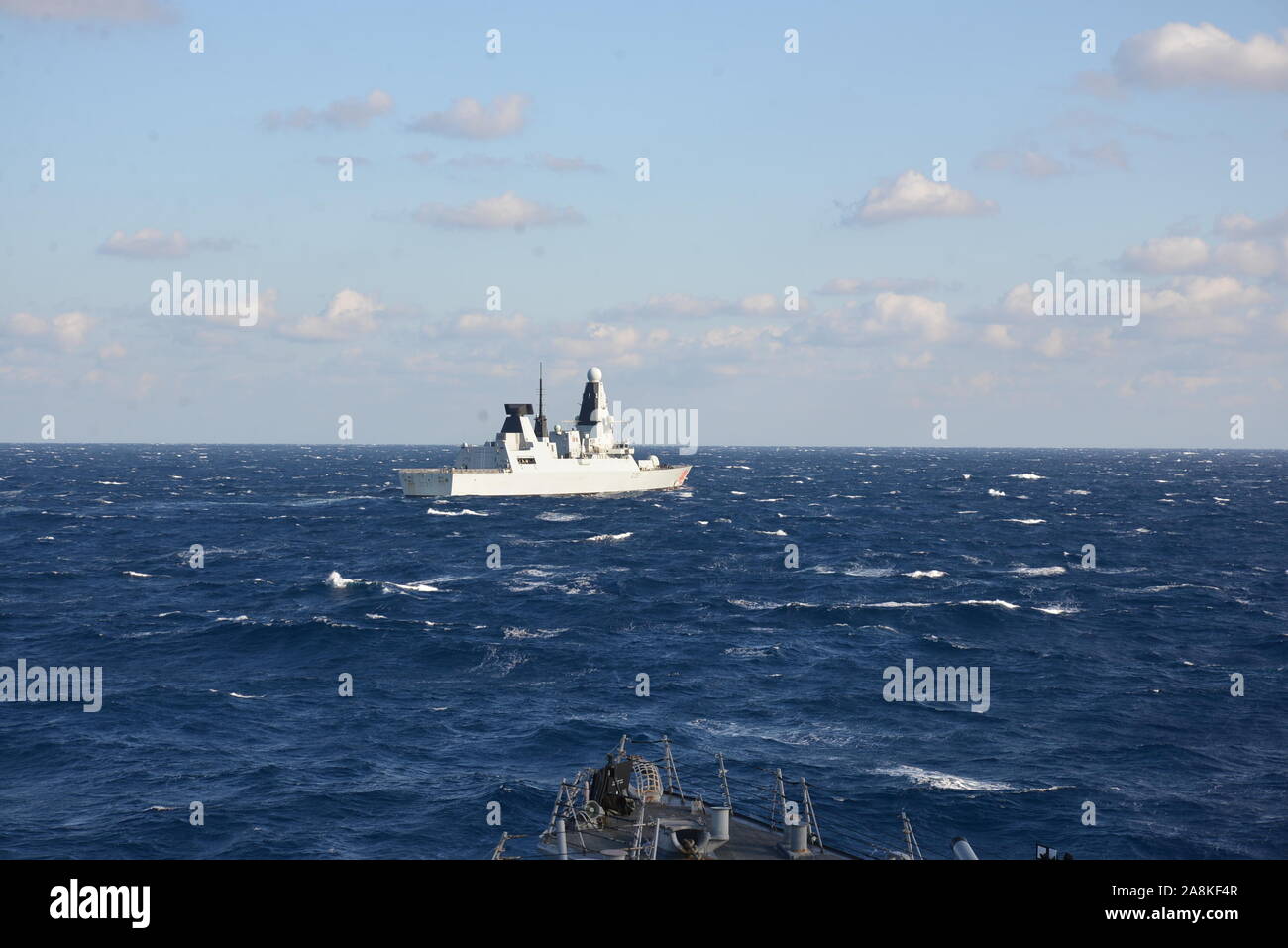 191106-N-MK090-8726 ATLANTIC OCEAN (Nov. 06, 2019) USS McFaul (DDG 74 ...