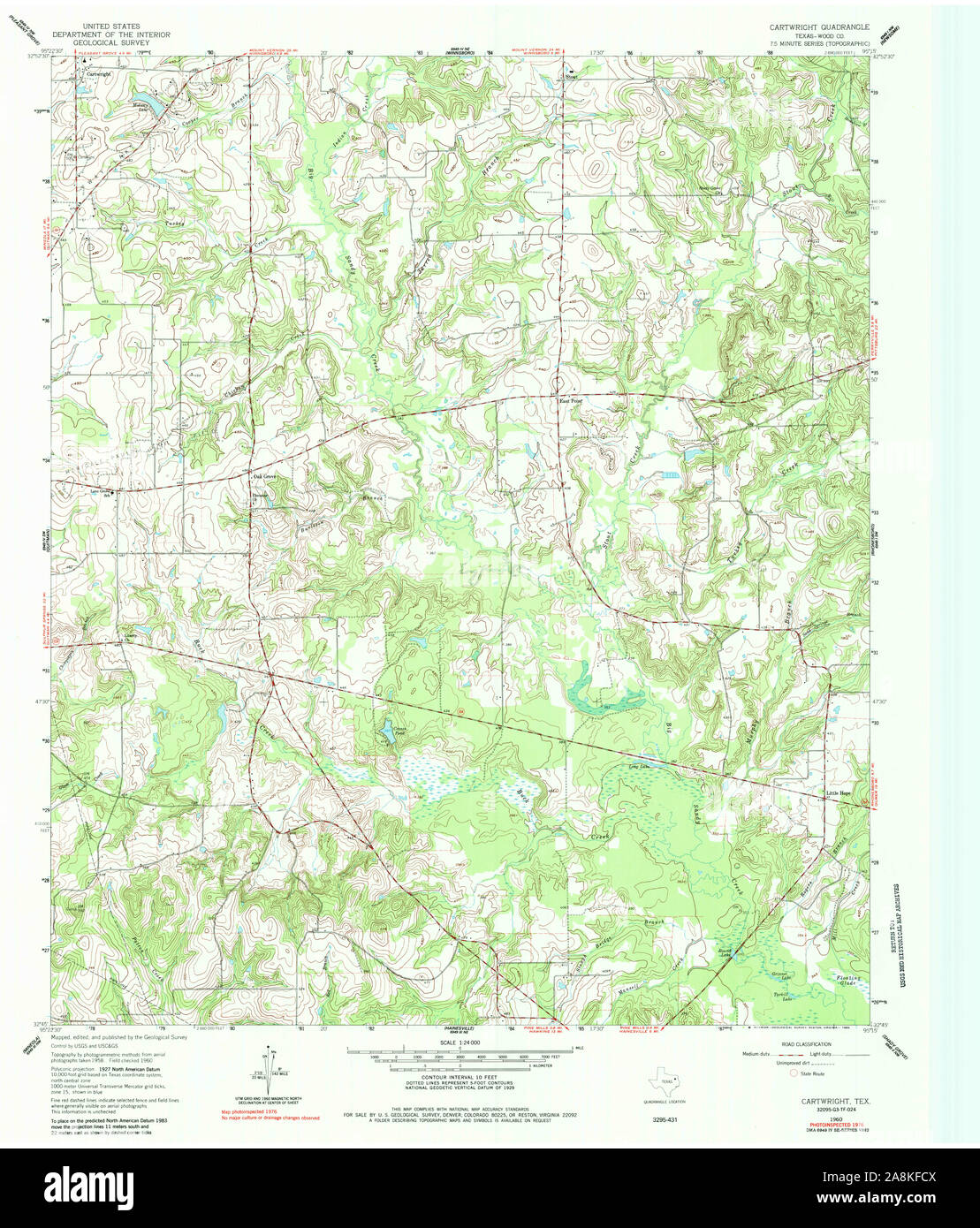 Map of cartwright hi-res stock photography and images - Alamy