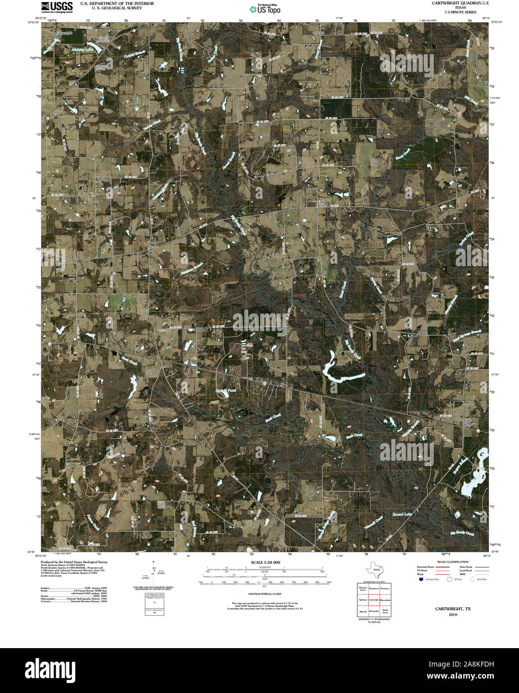 Map of cartwright hi-res stock photography and images - Alamy