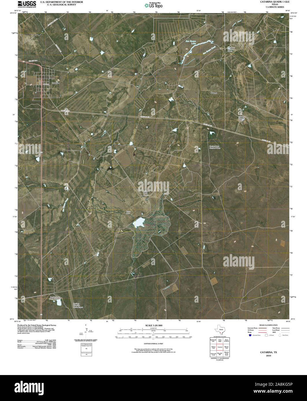 Catarina texas map hi-res stock photography and images - Alamy