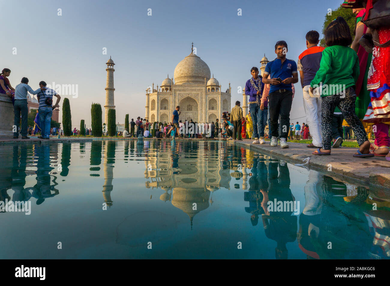 Taj Mahal, a mausoleum of white marble in Agra, India Stock Photo - Alamy