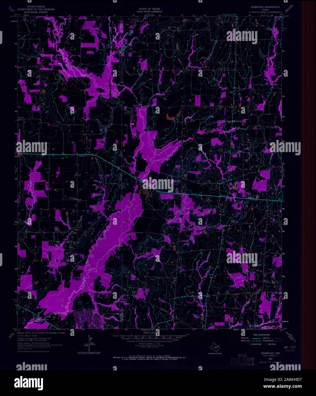 Cedarvale map hi-res stock photography and images - Alamy