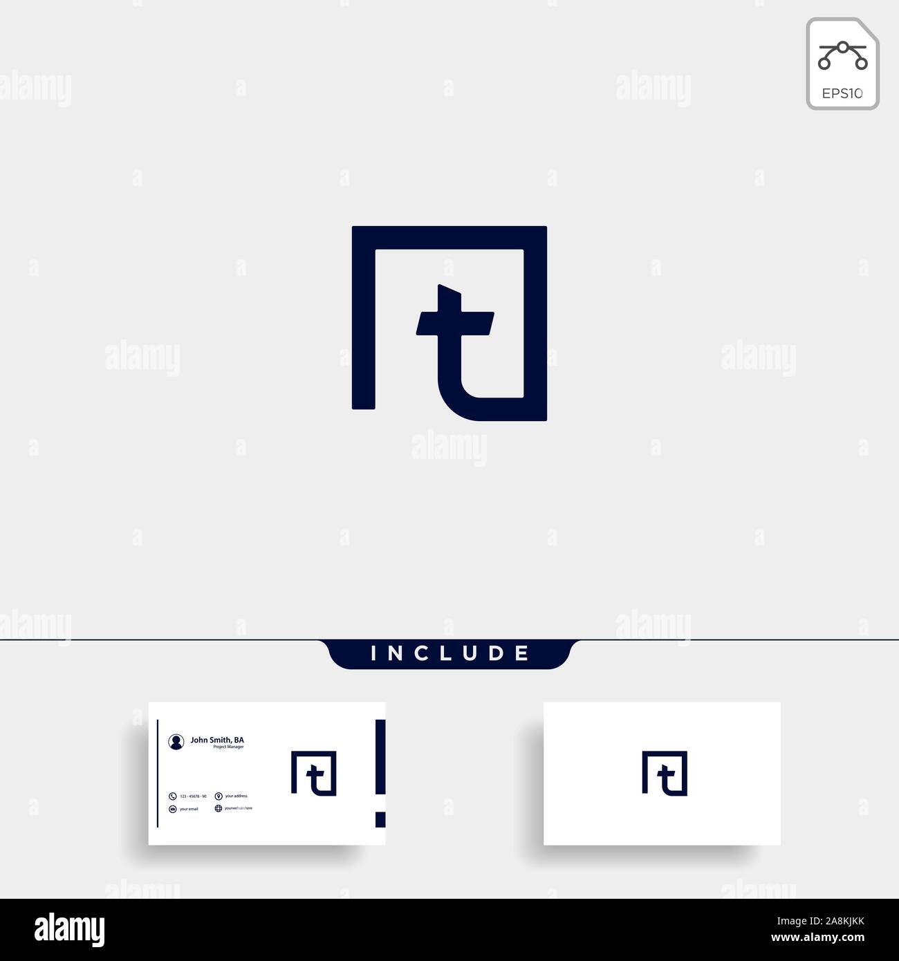 T square icon Stock Vector Images - Alamy