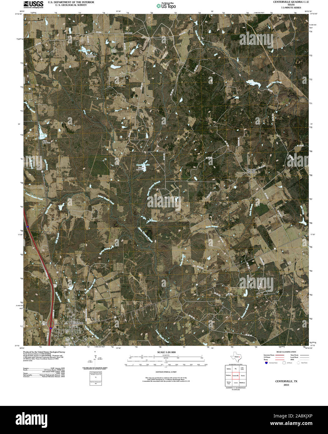 Map of centerville hi-res stock photography and images - Alamy