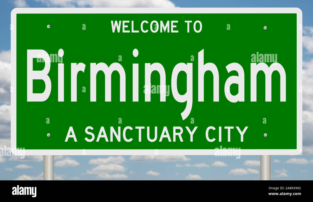 Welcome to birmingham sign hi-res stock photography and images - Alamy