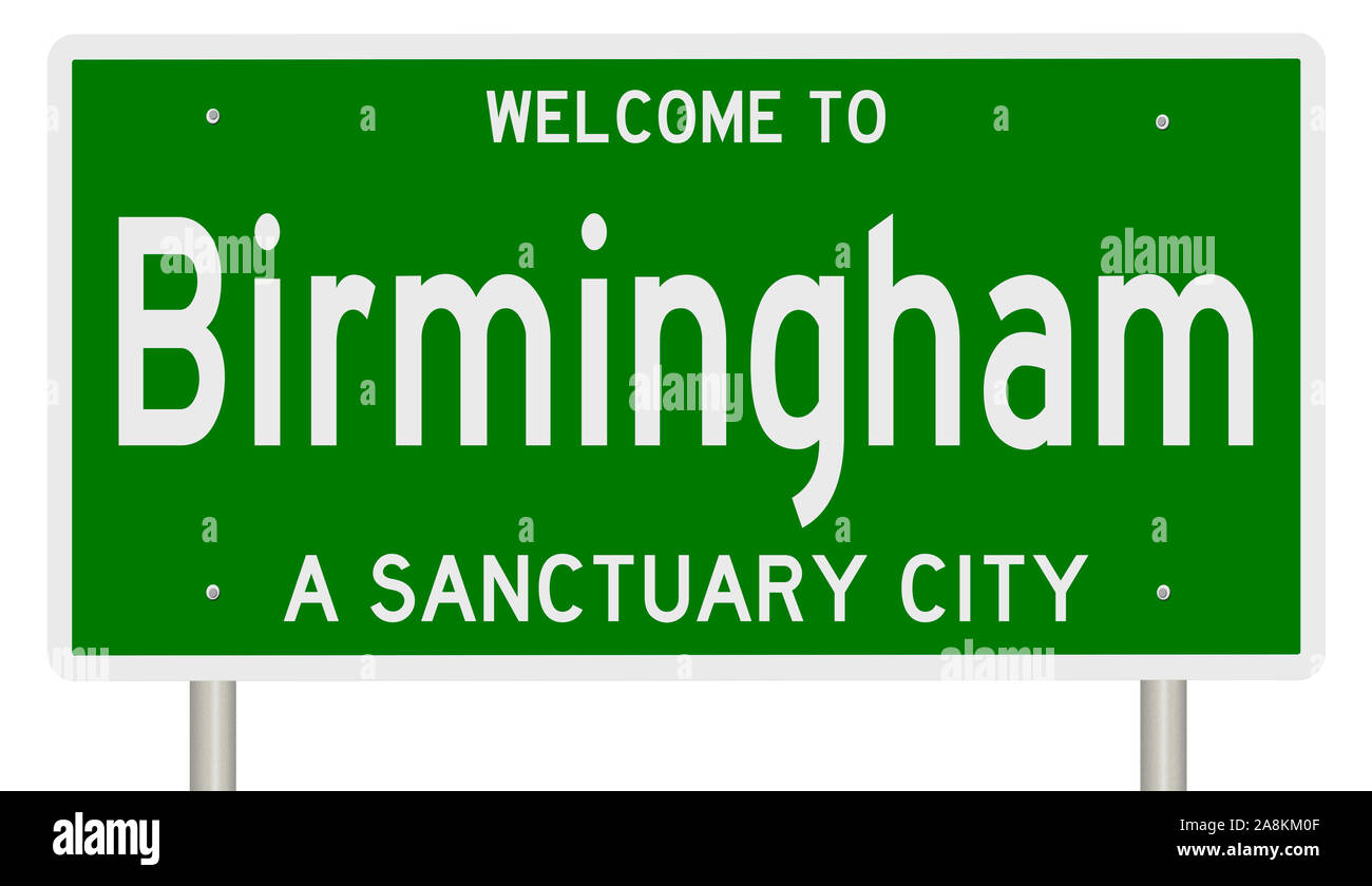 Birmingham road sign Cut Out Stock Images & Pictures - Alamy