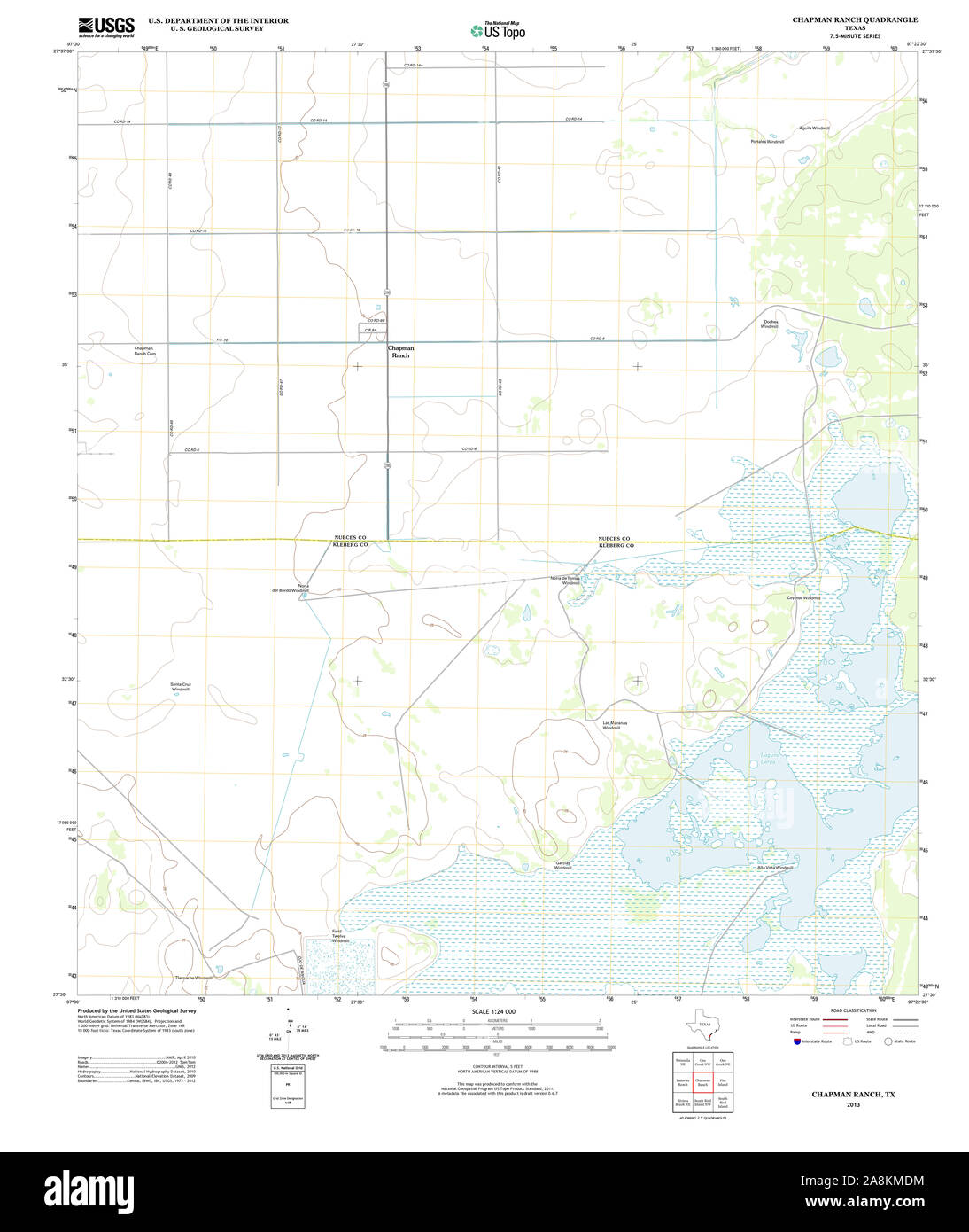 Map of chapman ranch hi-res stock photography and images - Alamy