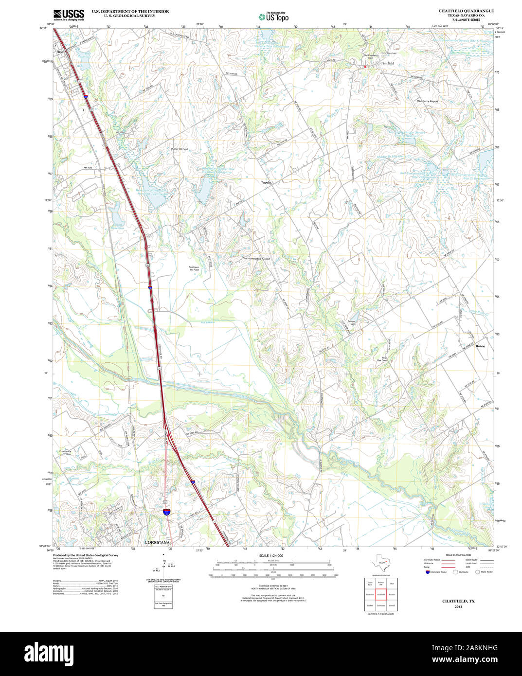 Map of chatfield hi-res stock photography and images - Alamy