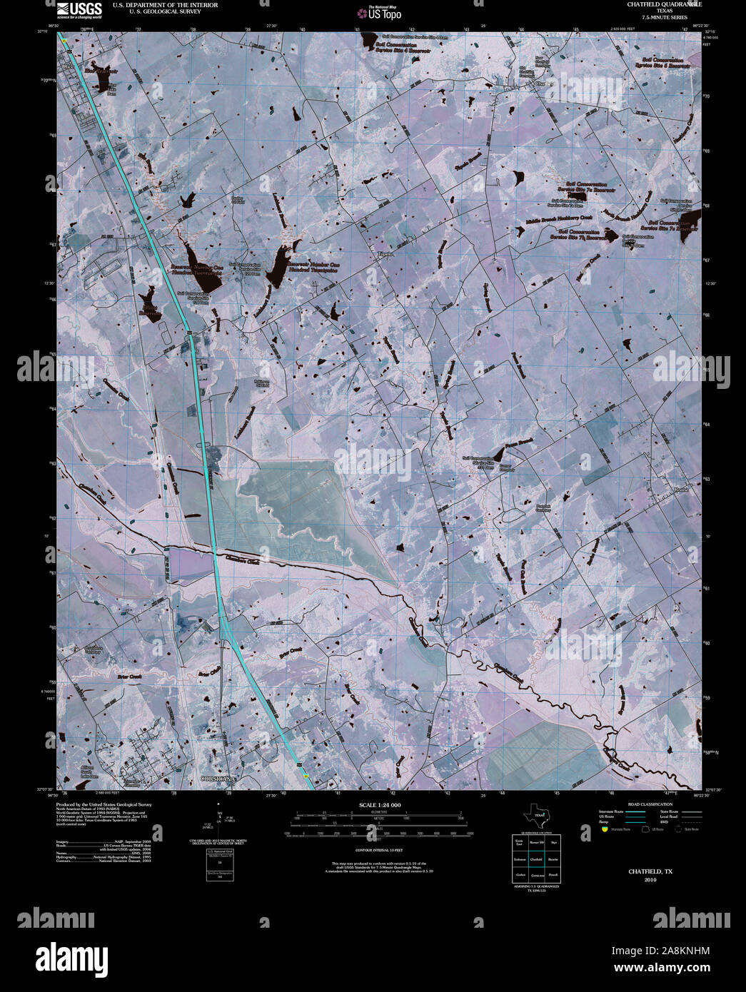 Map of chatfield hi-res stock photography and images - Alamy