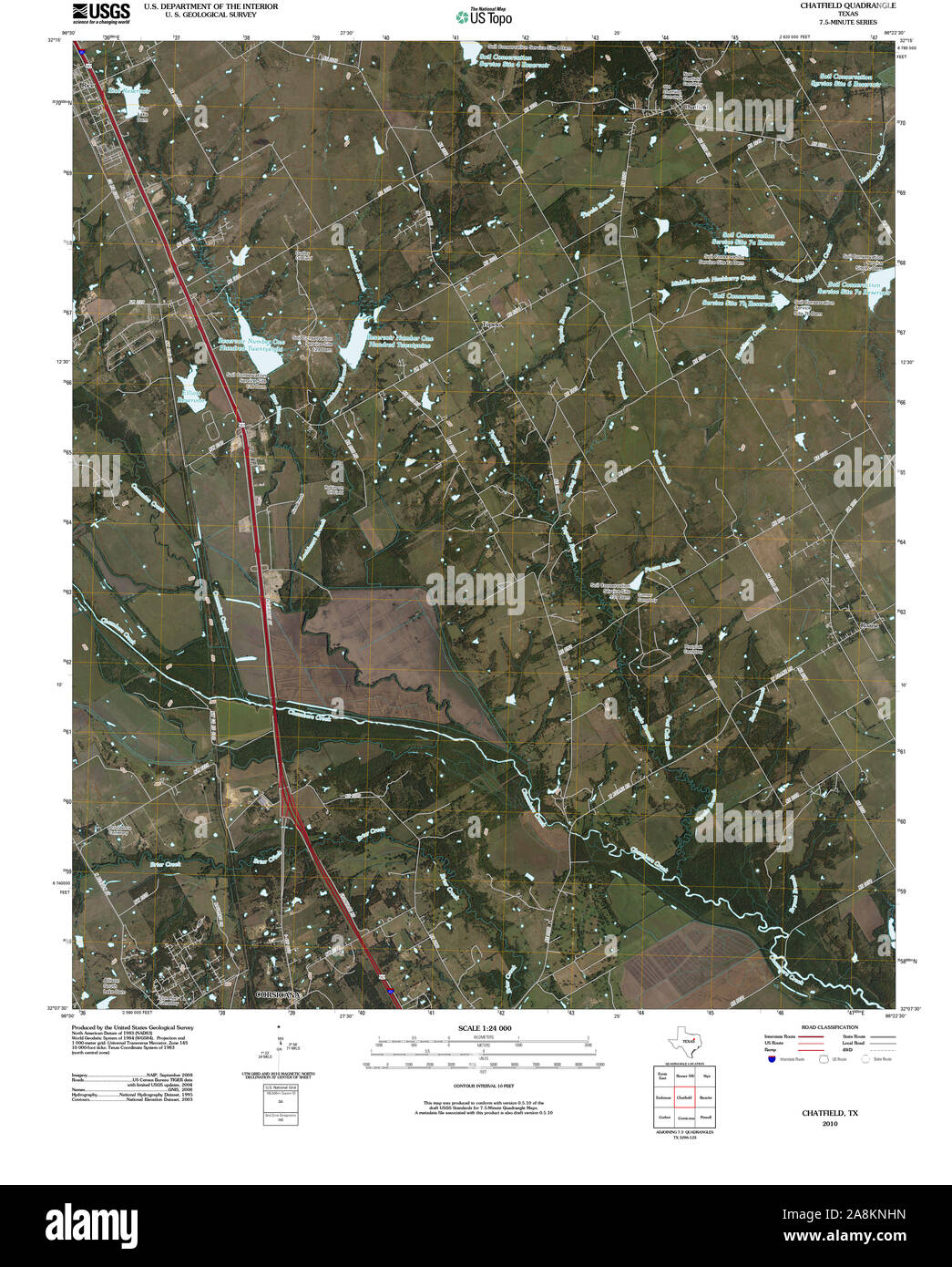 Map of chatfield hi-res stock photography and images - Alamy