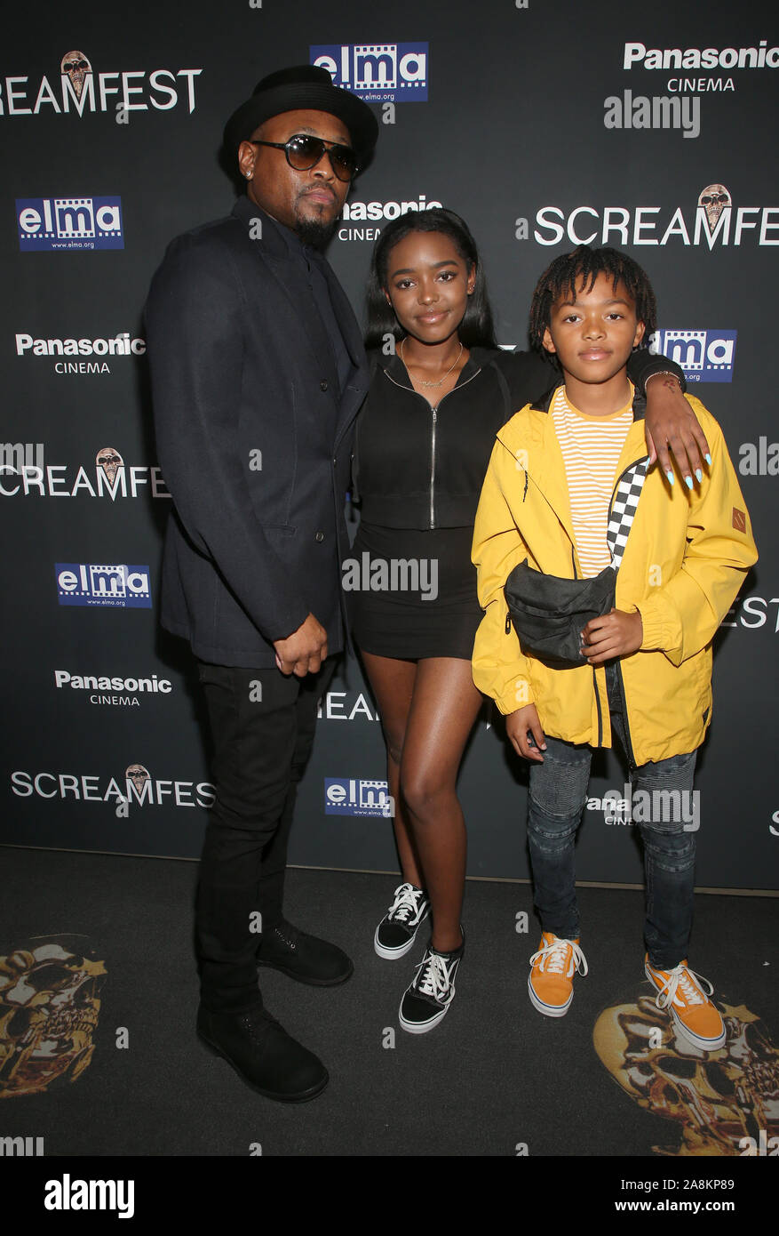 2019 Screamfest Premiere Of RLJE Films' "Trick" Featuring: Omar Epps, K'mari Mae Epps, Amir Epps ...