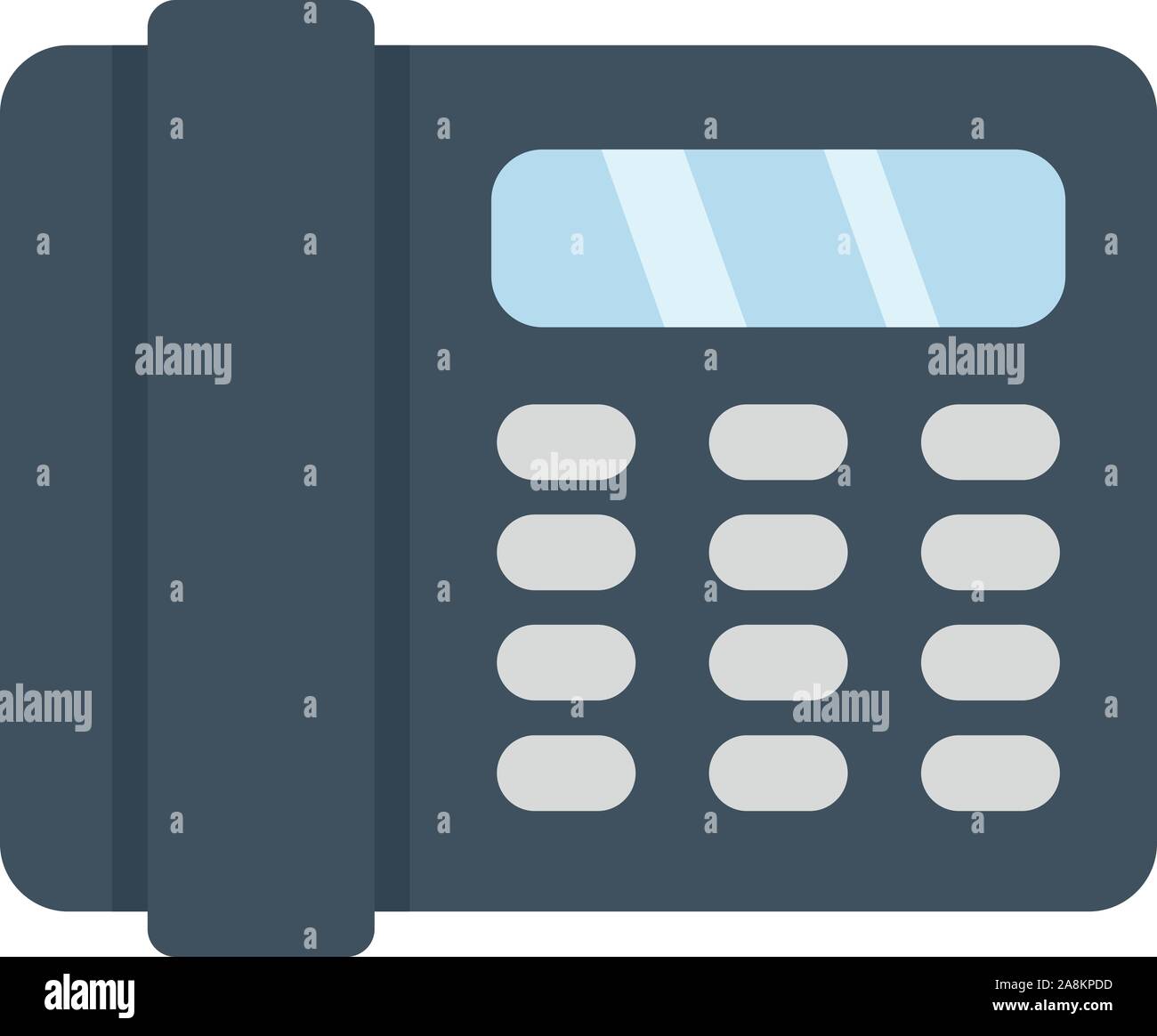 Fax icon. Flat illustration of fax vector icon for web design Stock ...
