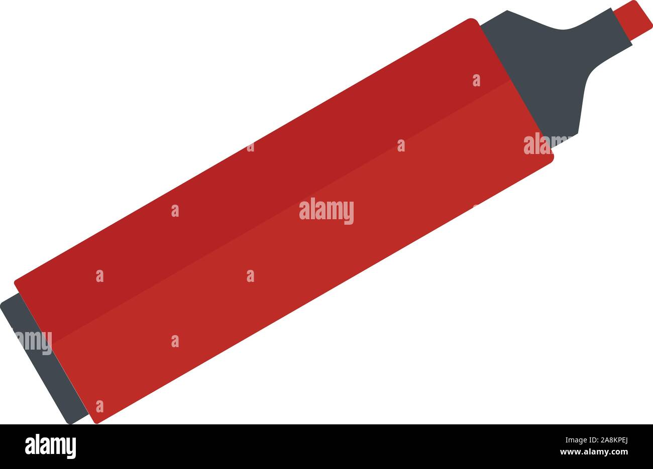 Red marker icon. Flat illustration of red marker vector icon for web ...