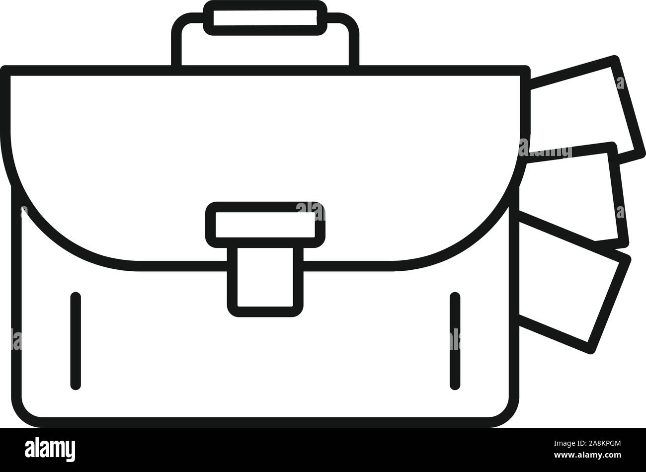 Money case icon. Outline money case vector icon for web design isolated ...