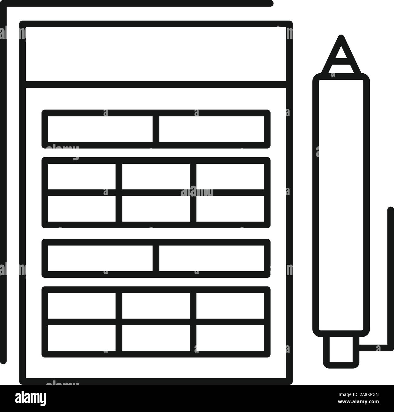 Pen finance paper icon. Outline pen finance paper vector icon for web ... Pen finance paper icon. Outline pen finance paper vector icon for web ...