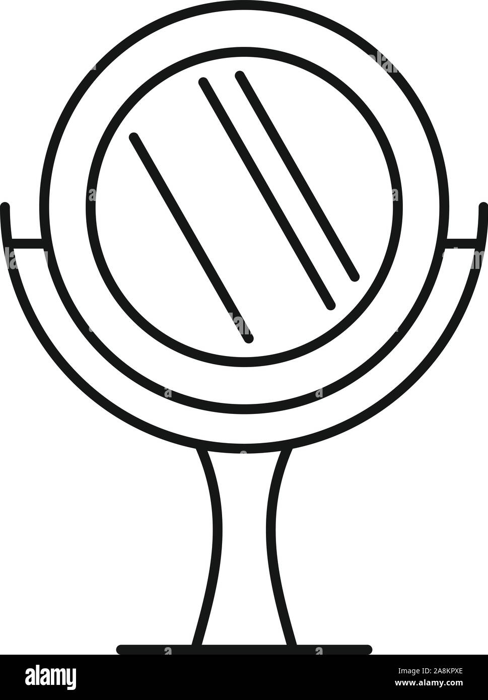 Home mirror icon. Outline home mirror vector icon for web design ...