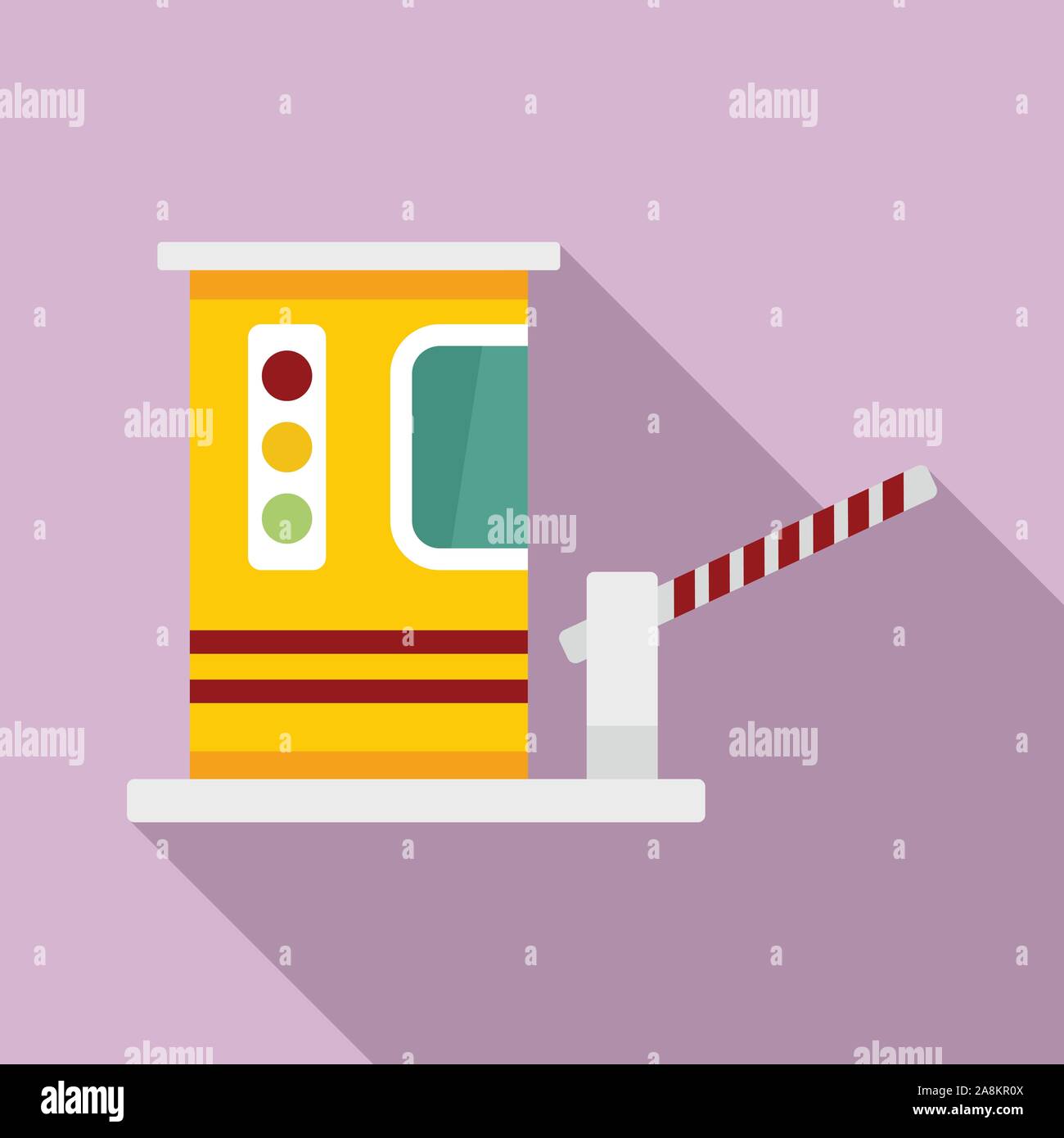Road post icon. Flat illustration of road post vector icon for web ...