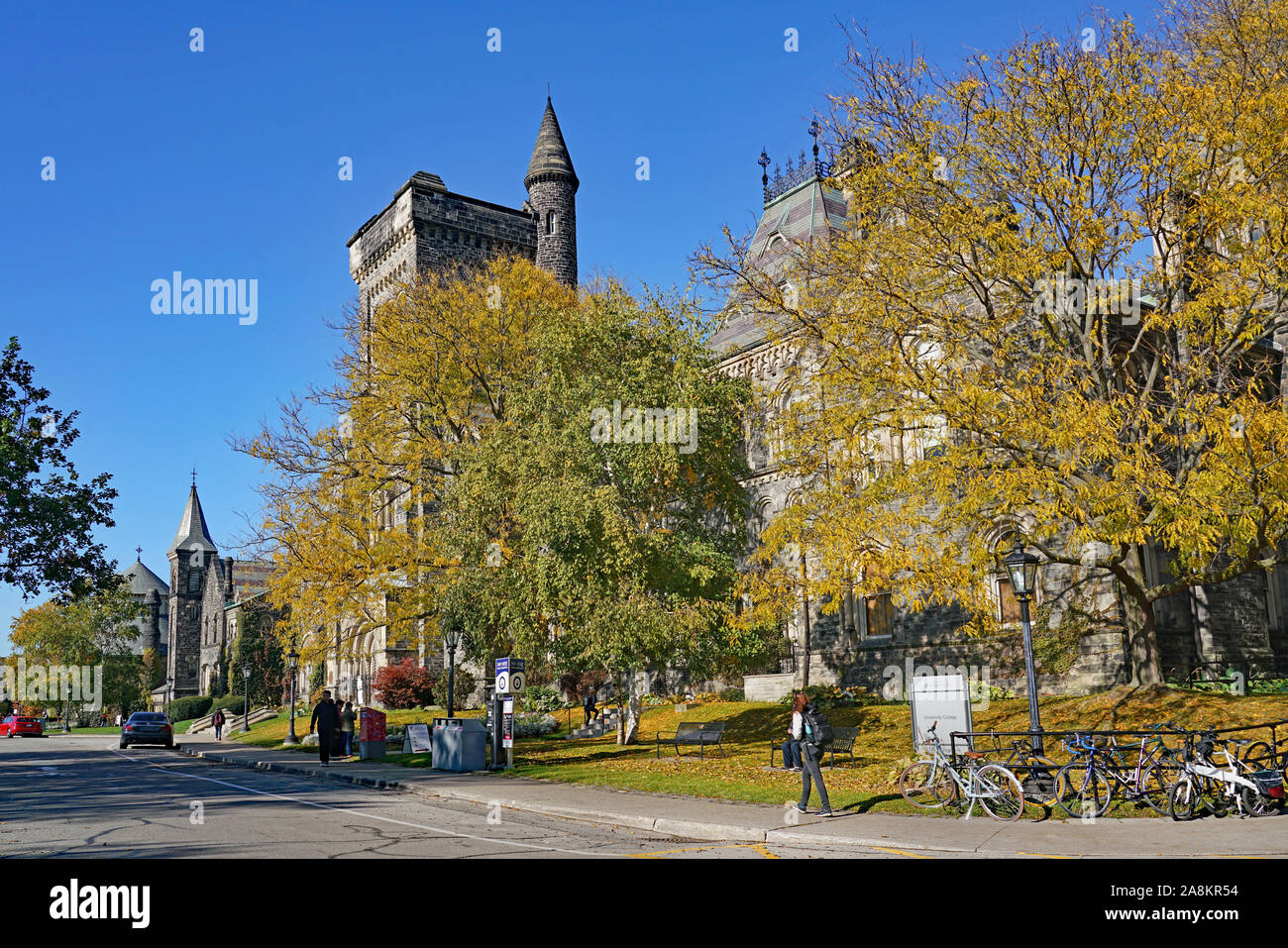 TORONTO - OCTOBER 2019: The University College building at the ...
