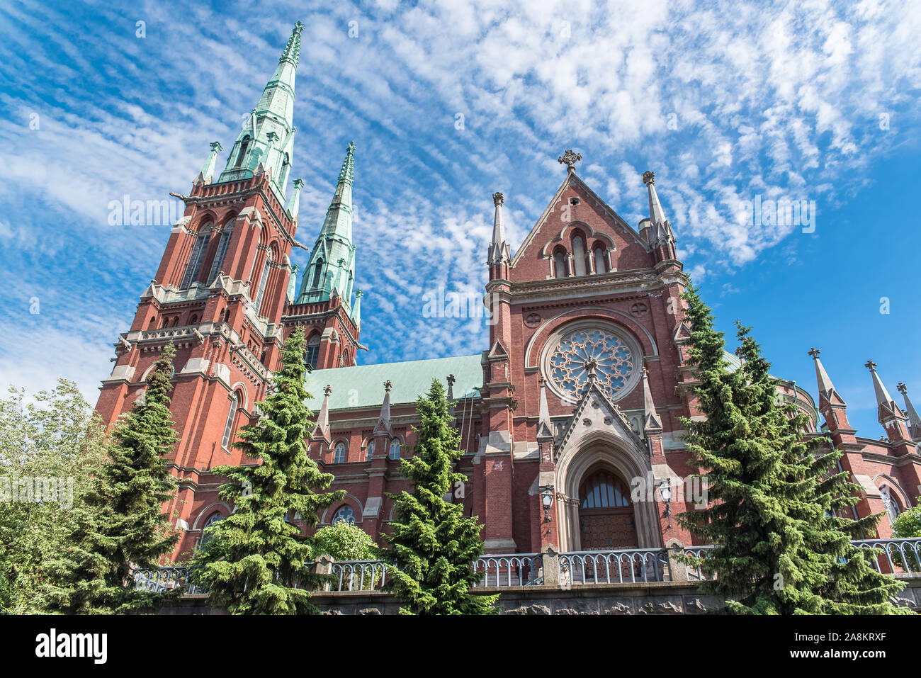 Helsinki, the Saint Johns church, beautiful lutheran church Stock Photo ...