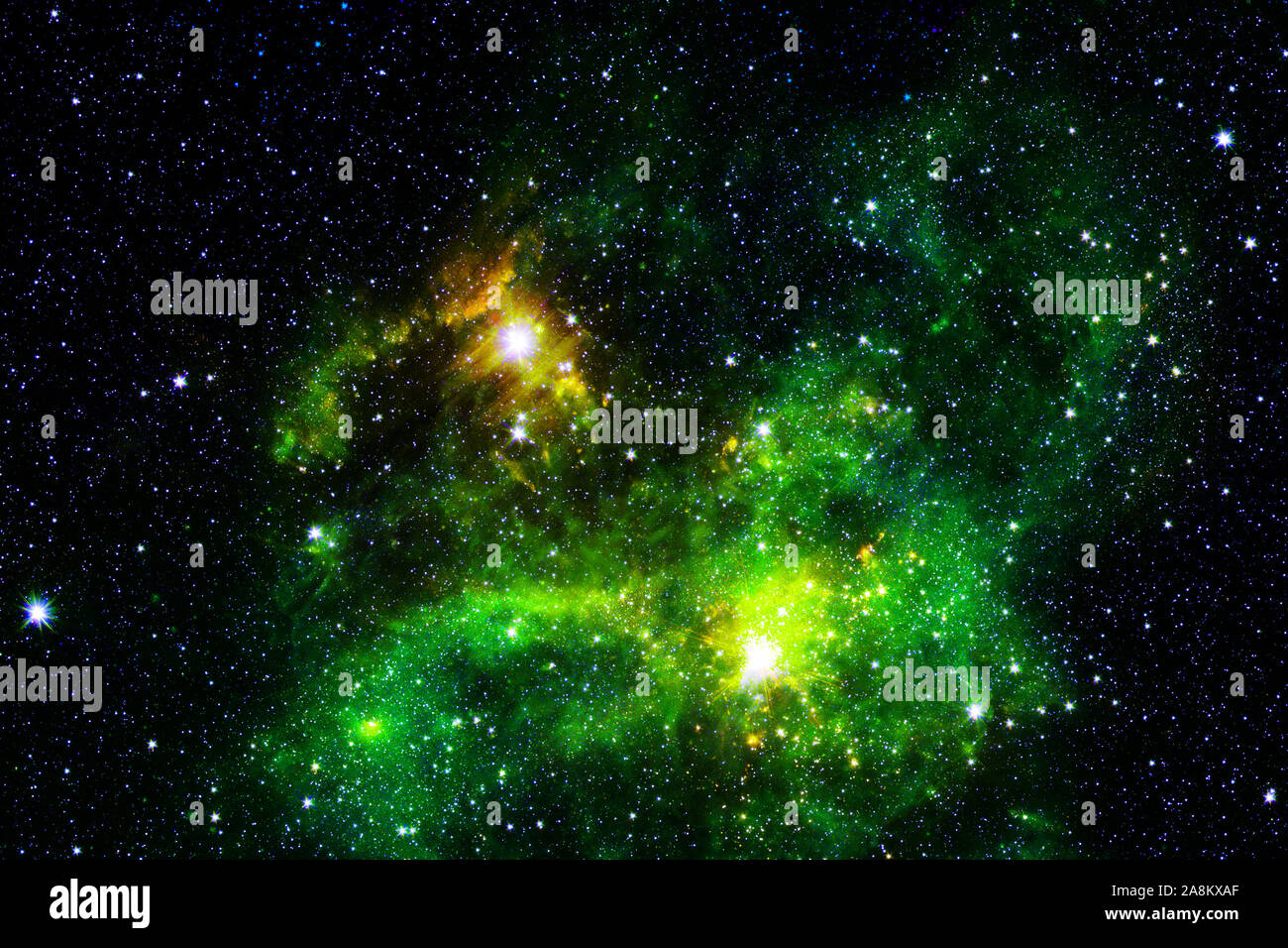 Nebula in outer space. Gas and dust clouds. Elements of this image ...