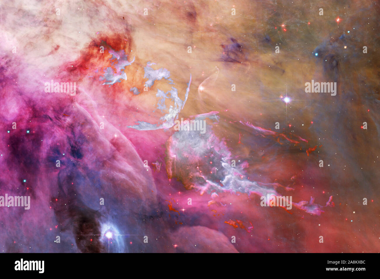 Beauty of endless cosmos. Science fiction wallpaper. Elements of this ...