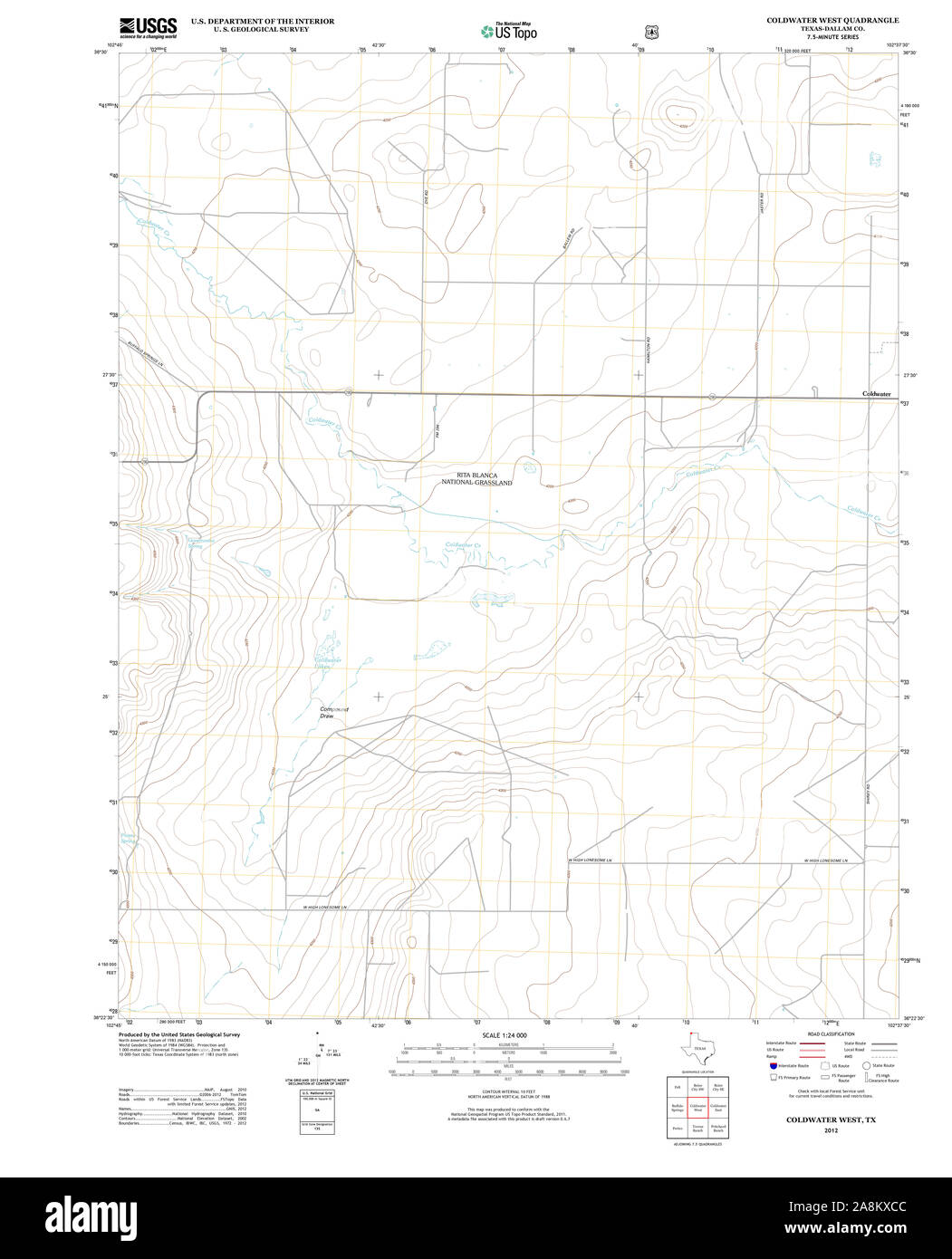 Coldwater map Cut Out Stock Images & Pictures - Alamy