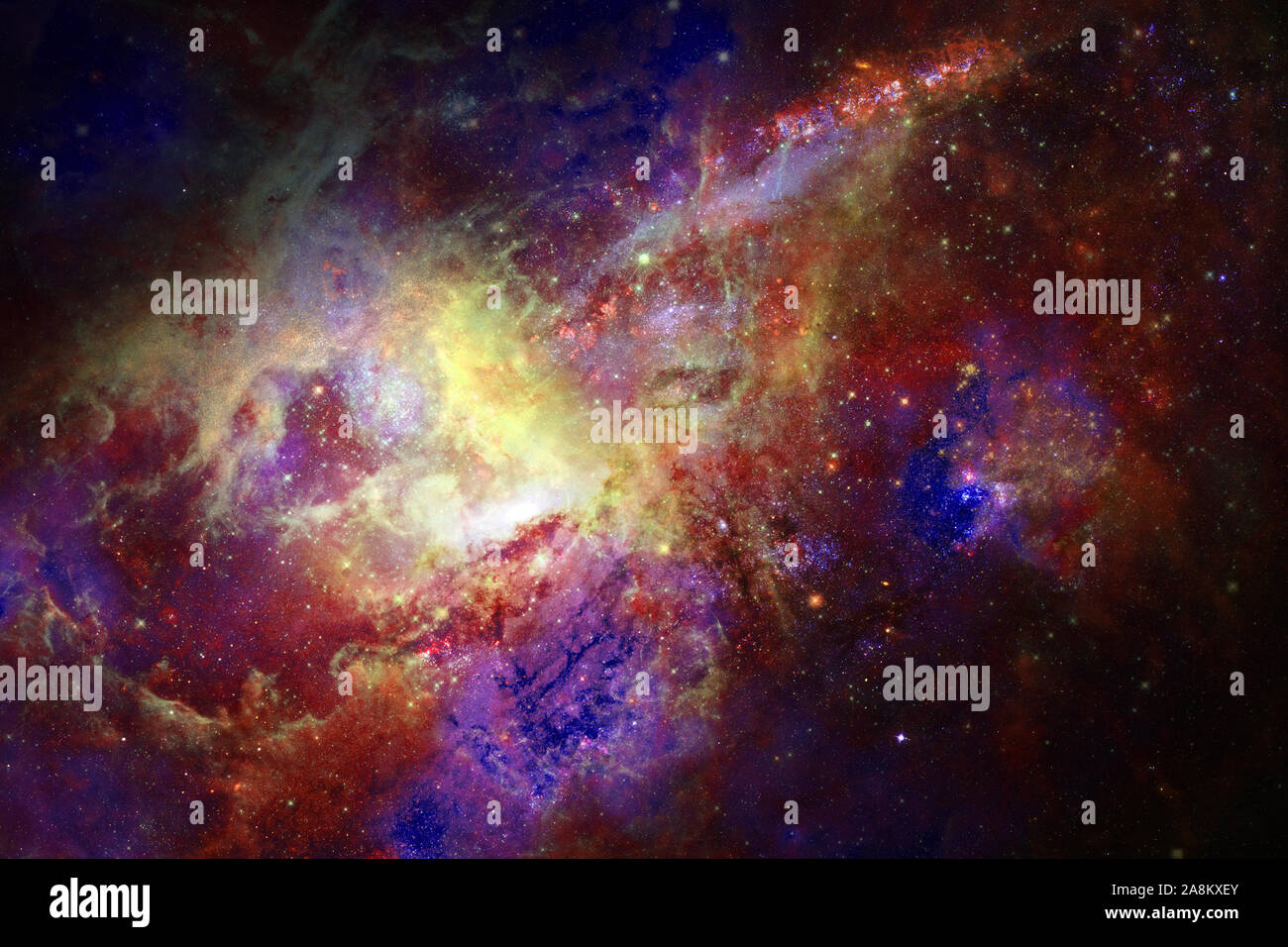 Beauty of endless cosmos. Science fiction wallpaper. Elements of this ...