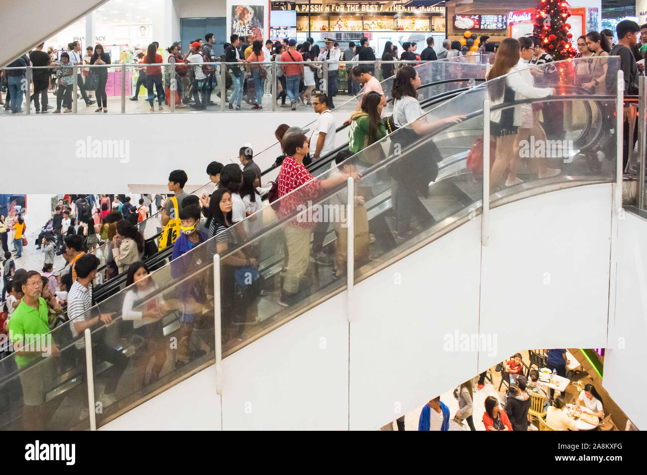 NOV. 2, 2019-BAGUIO CITY PHILIPPINES : SM mall in Baguio City interior ...