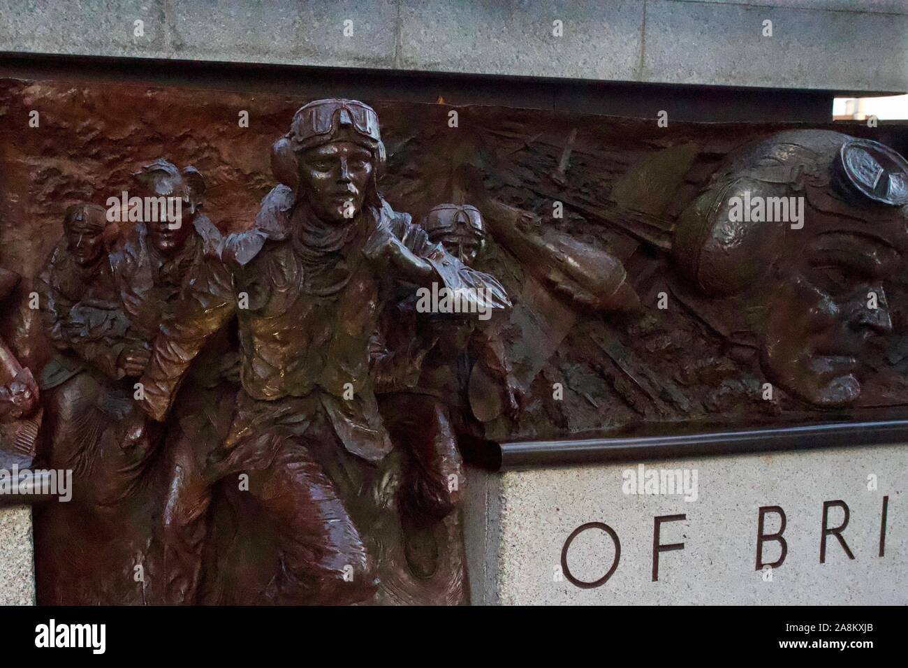 Battle of Britain Monument, Victoria Embankment, Westminster, London ...