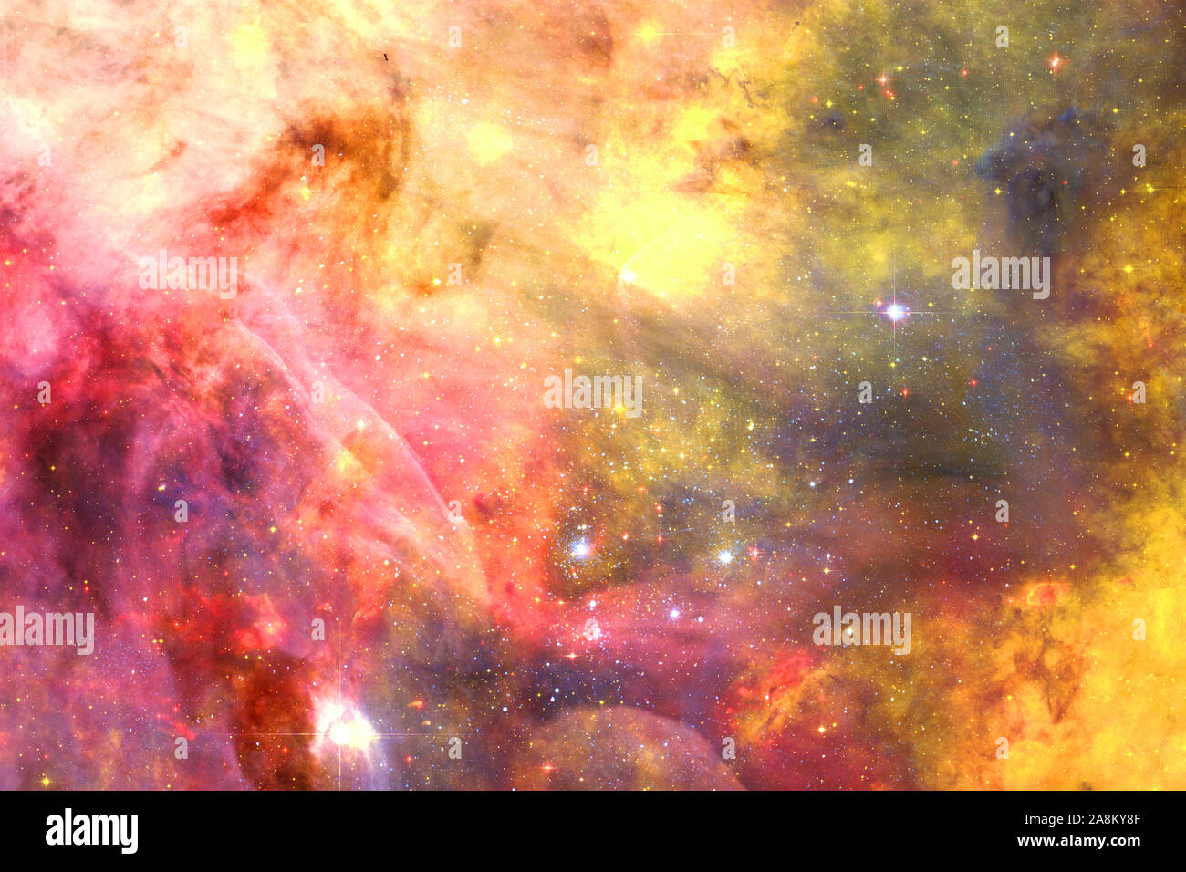 Beautiful space background. Cosmoc art. Elements of this image ...