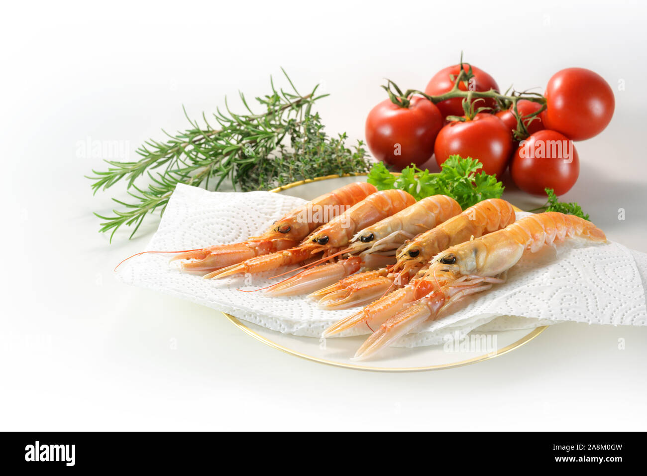Shrimp scampi cook hi-res stock photography and images - Alamy