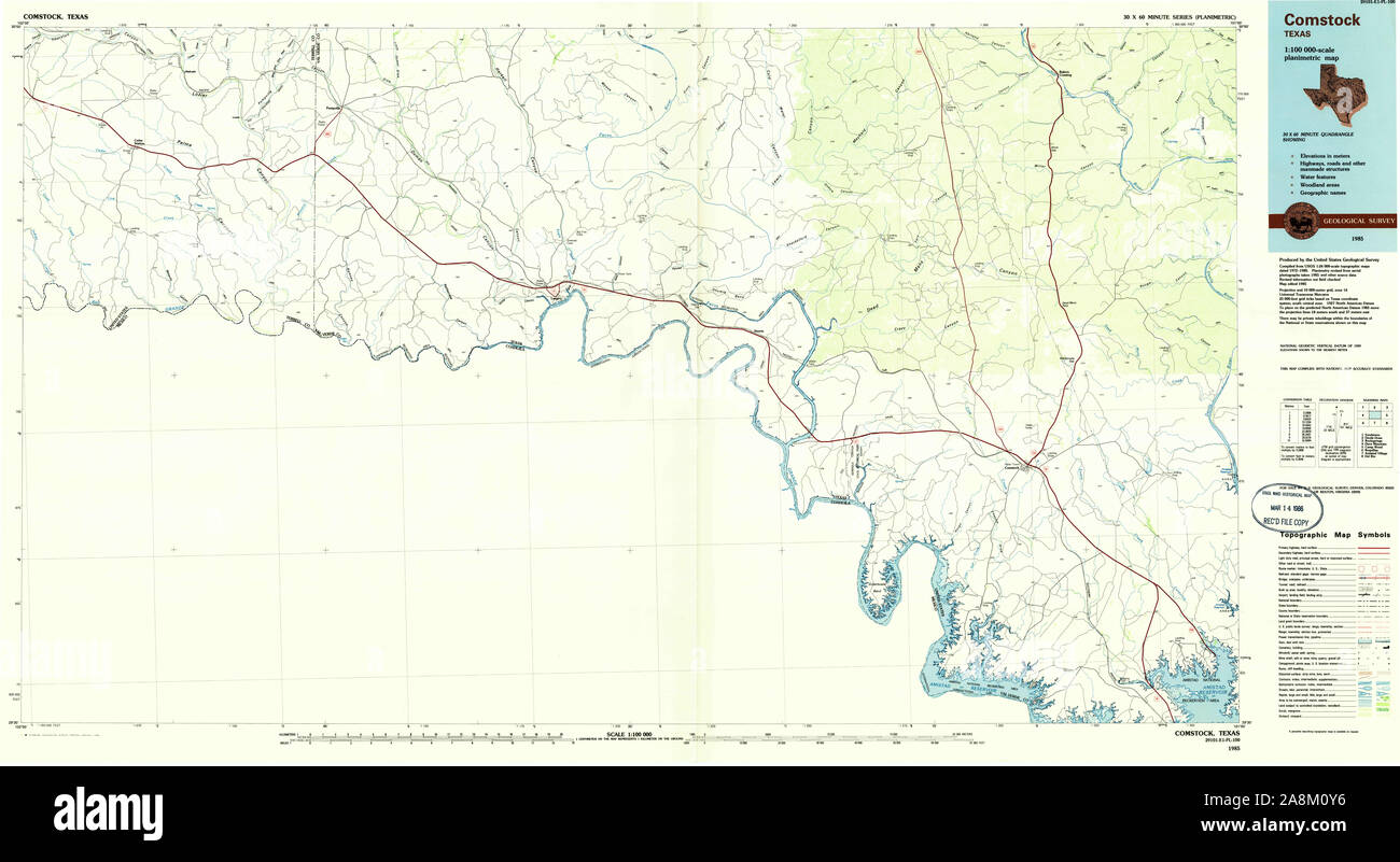 Map of comstock hi-res stock photography and images - Alamy