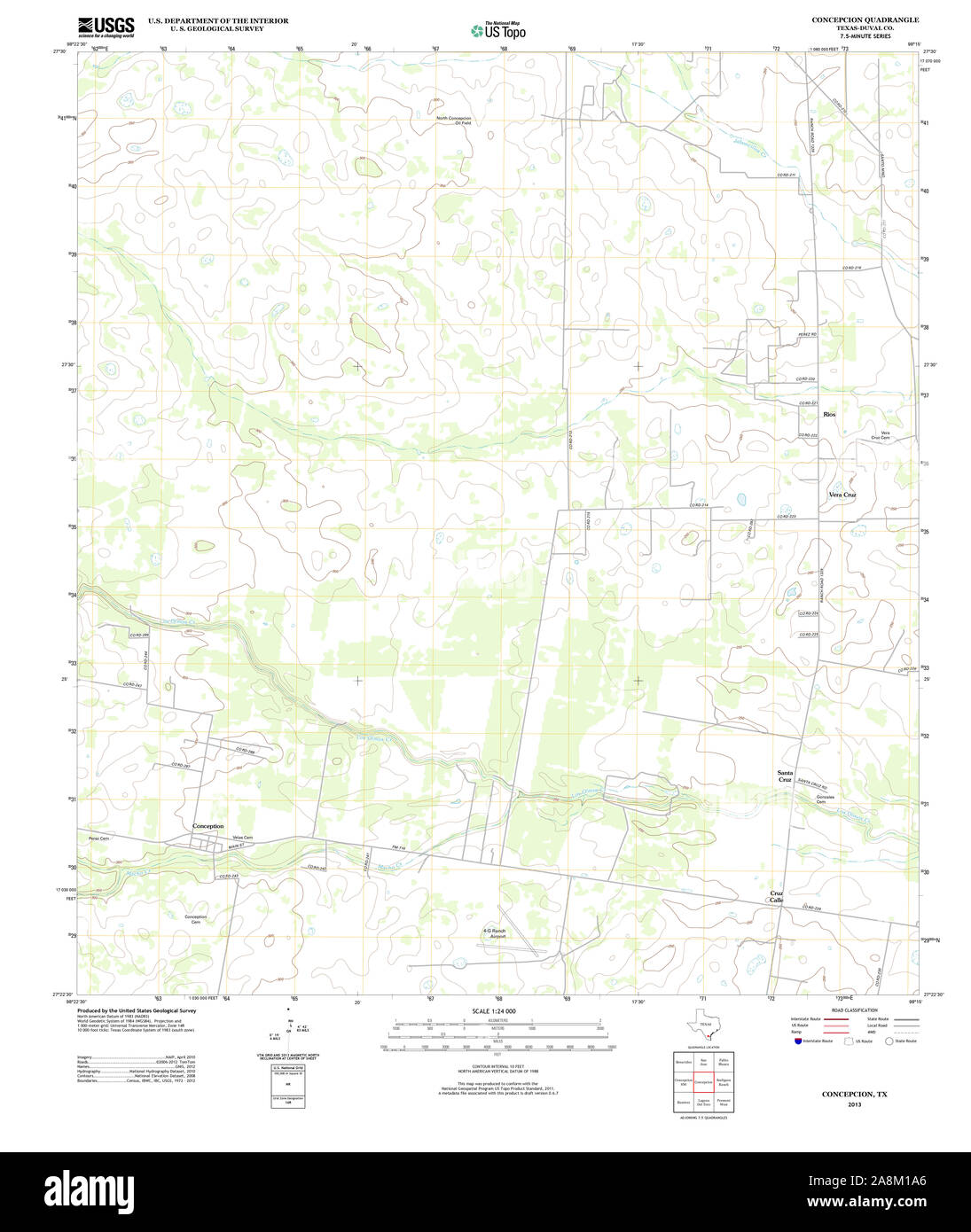Map of concepcion hi-res stock photography and images - Alamy