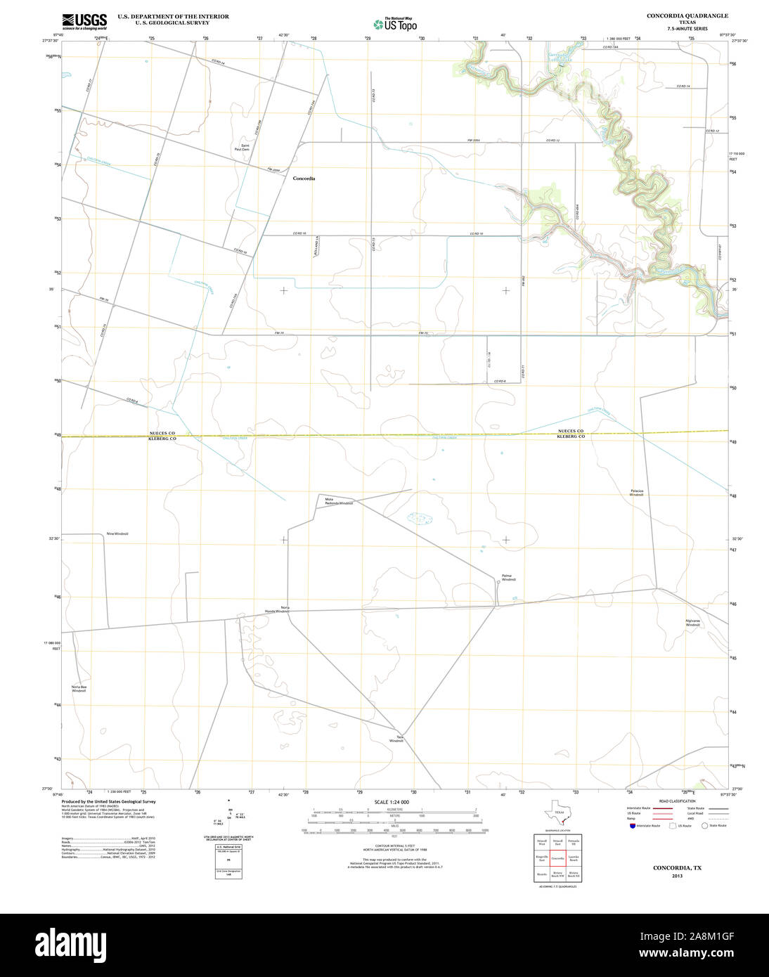 Map of concordia Cut Out Stock Images & Pictures - Alamy