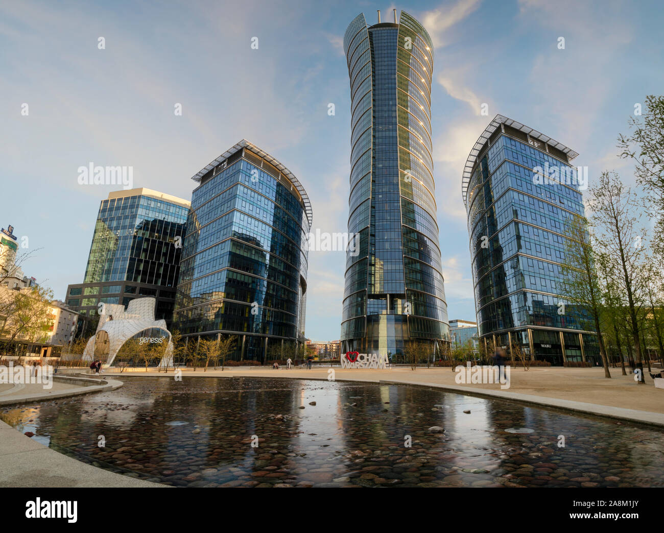 Warsaw spire hi-res stock photography and images - Alamy