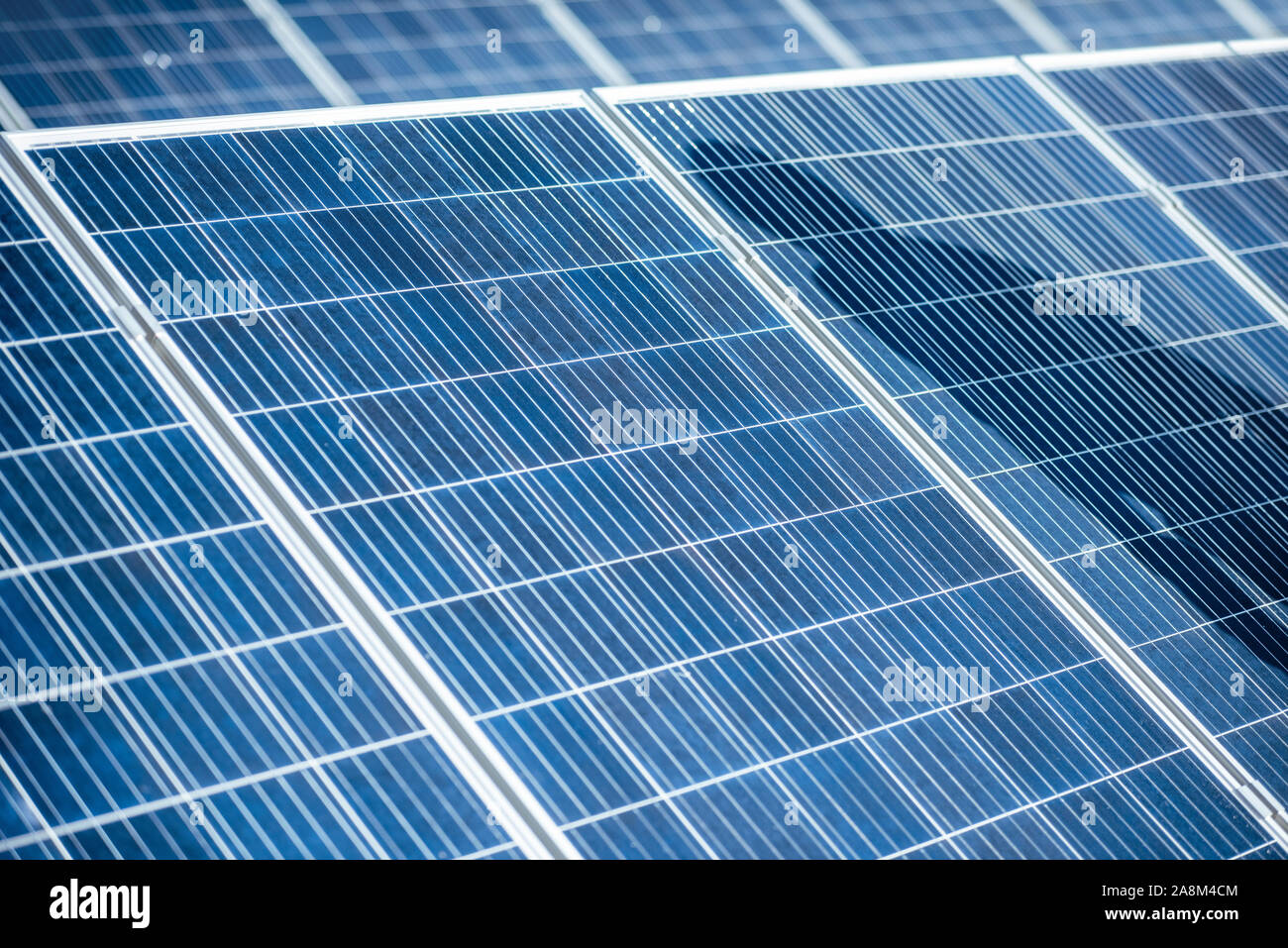 Close-up of solar panels on photovoltaic power plant Stock Photo - Alamy