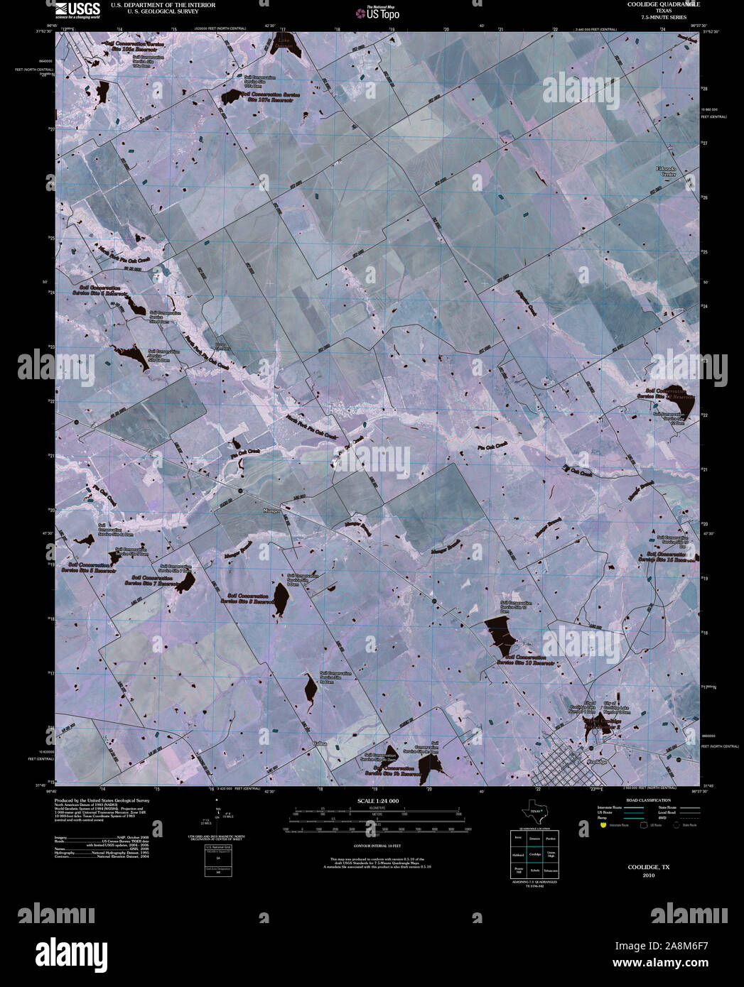 Map Of Coolidge High Resolution Stock Photography and Images - Alamy