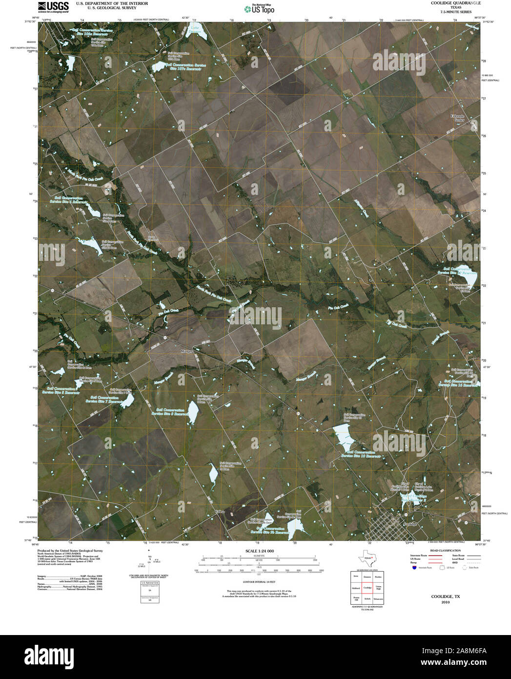 Map of coolidge Cut Out Stock Images & Pictures - Alamy