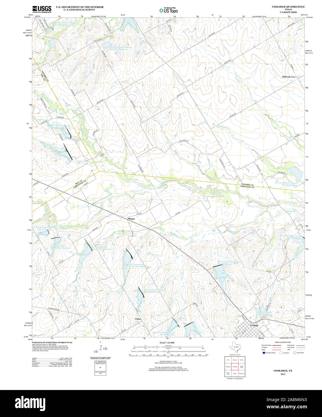 Map of coolidge Cut Out Stock Images & Pictures - Alamy