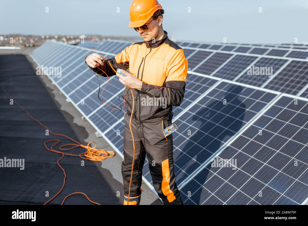 Solar voltmeter hi-res stock photography and images - Alamy