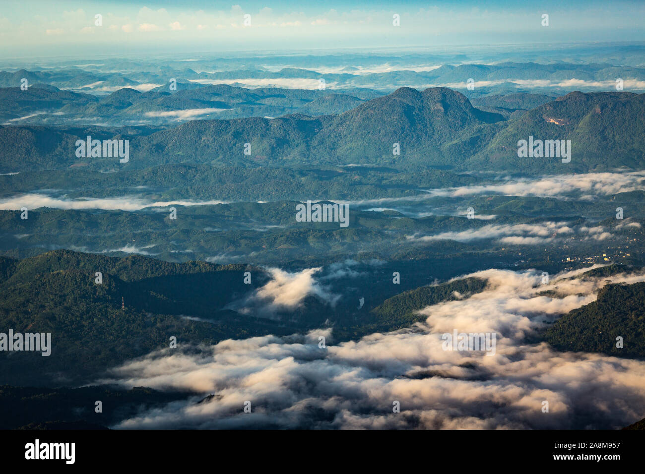 View from the Adam's Peak Stock Photo - Alamy