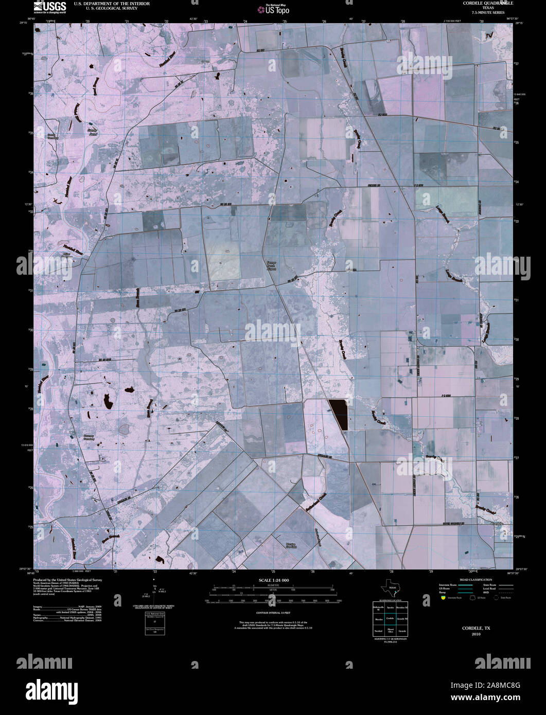 Map of cordele hi-res stock photography and images - Alamy