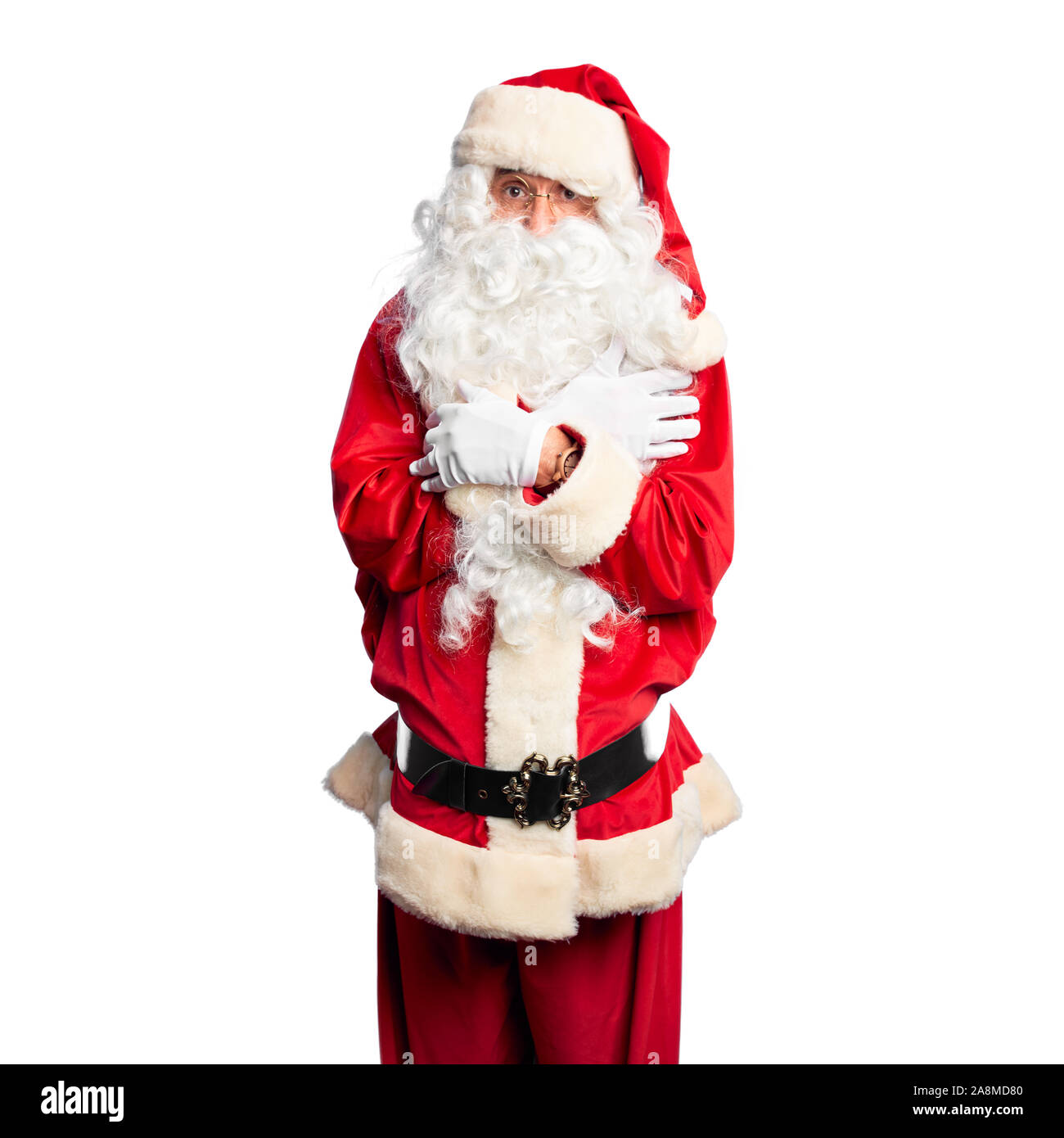 Santa claus shaking hands hi-res stock photography and images - Alamy