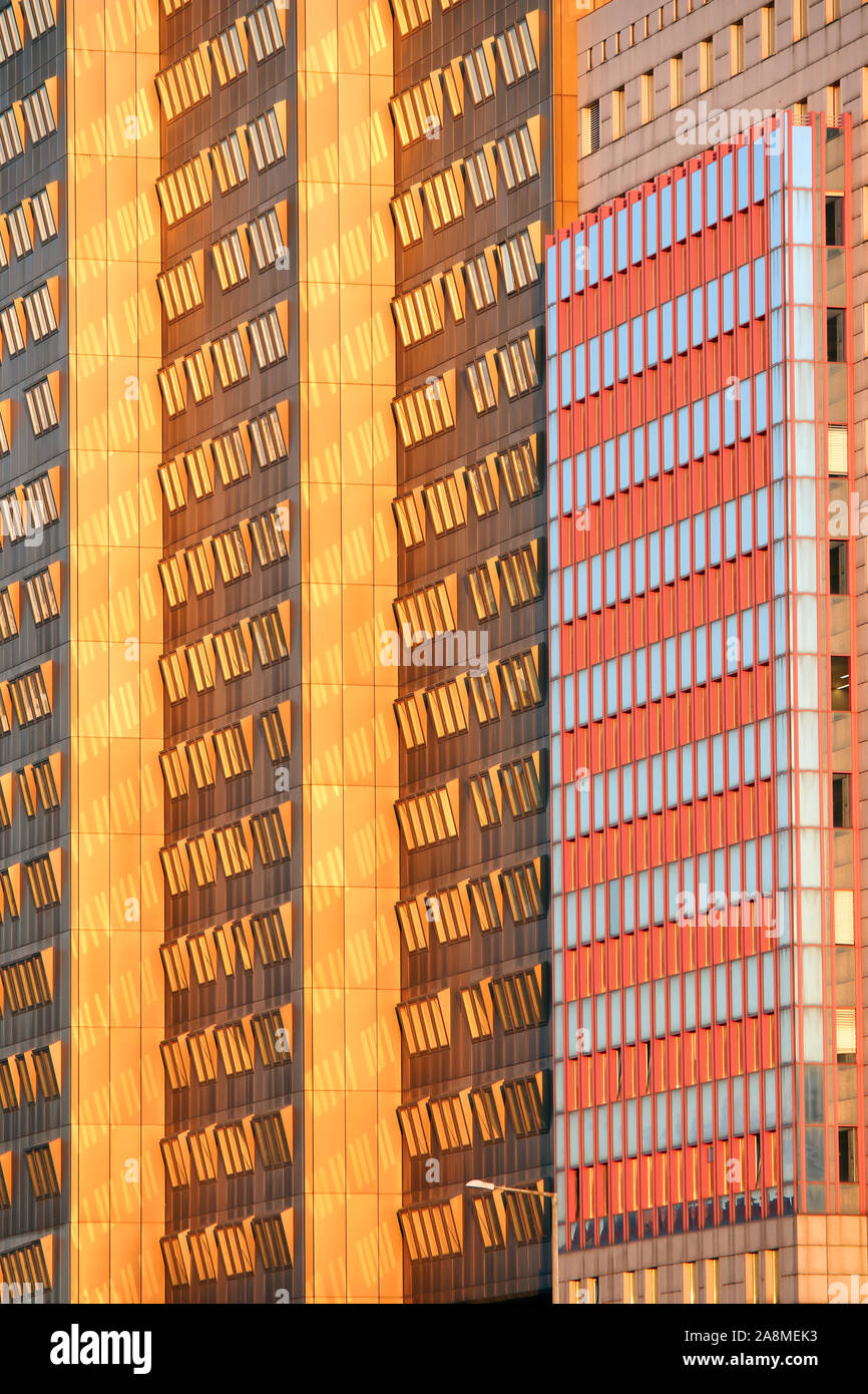 colorful modern building facade detail Vienna Austria Stock Photo - Alamy