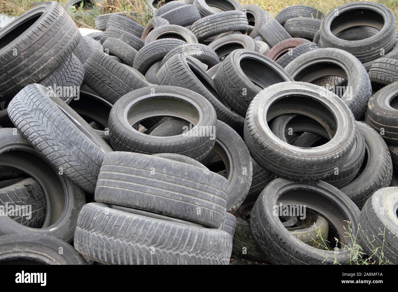 Tire storage yard hi-res stock photography and images - Alamy