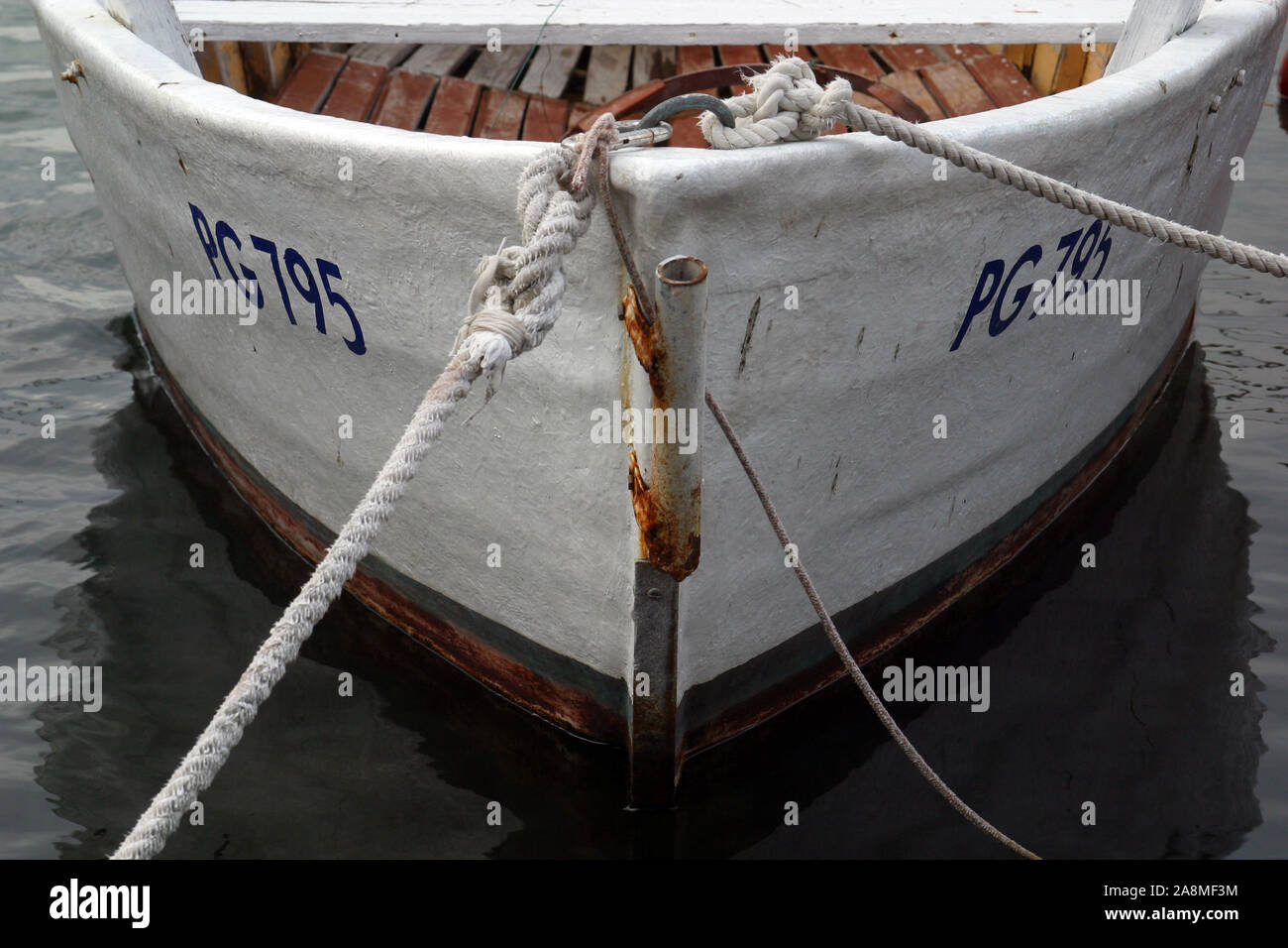 Old rowing boat Stock Photo - Alamy
