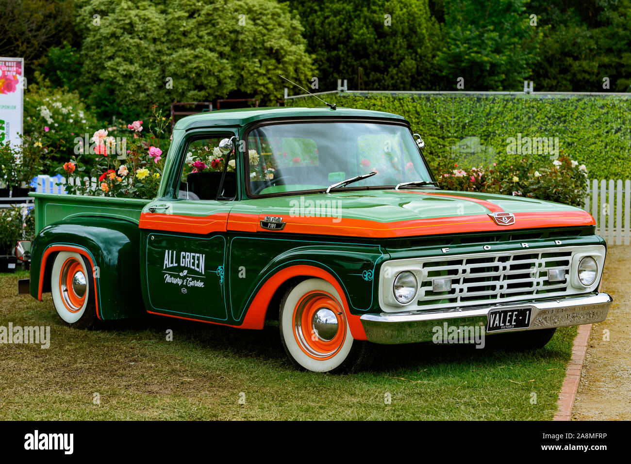 Ford F100 at State Rose & Garden Show, Werribee Mansion, Melbourne ...